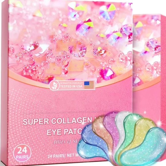 Skincare | 24 Pairs Of Colorful Collagen Eye Patches New In Box ...